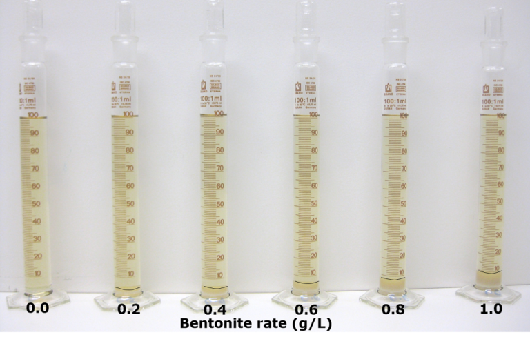 Conducting a bentonite fining trial - The Australian Wine Research ...